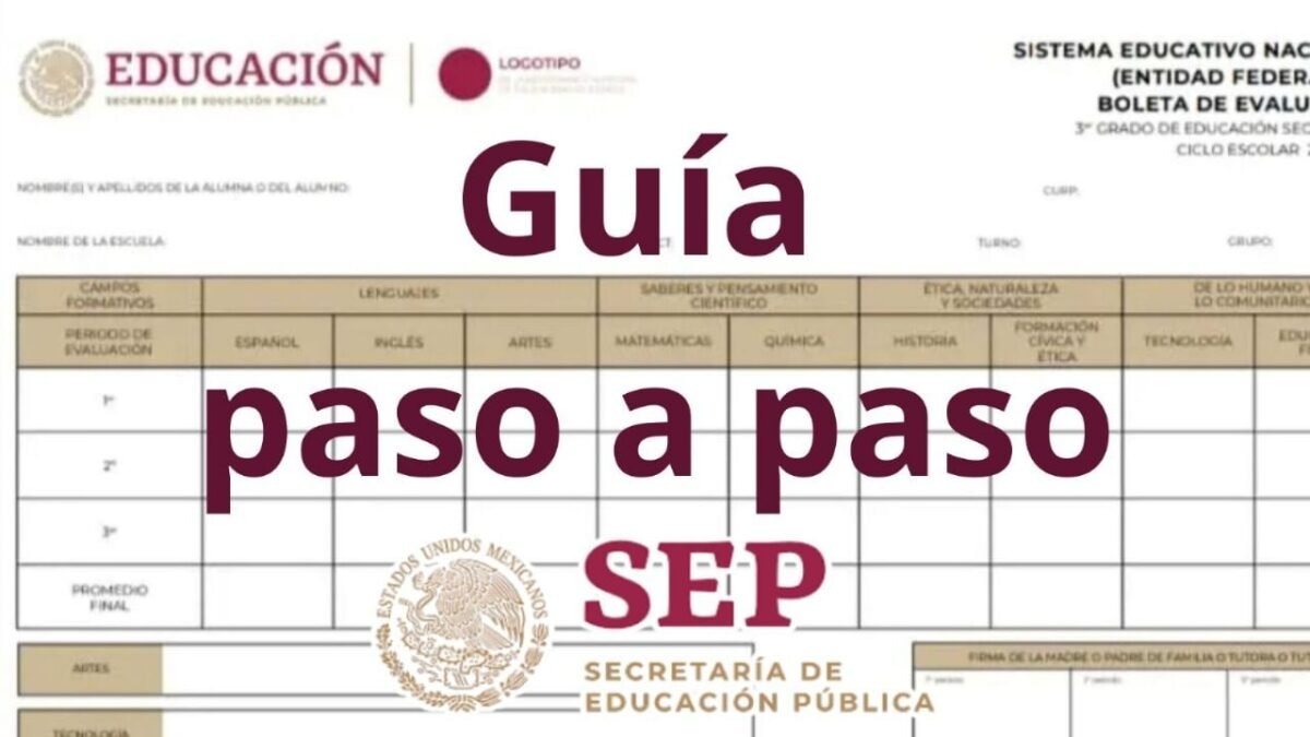 Guía para descargar boletas de calificaciones y certificados SEP 2025 en línea sin ...